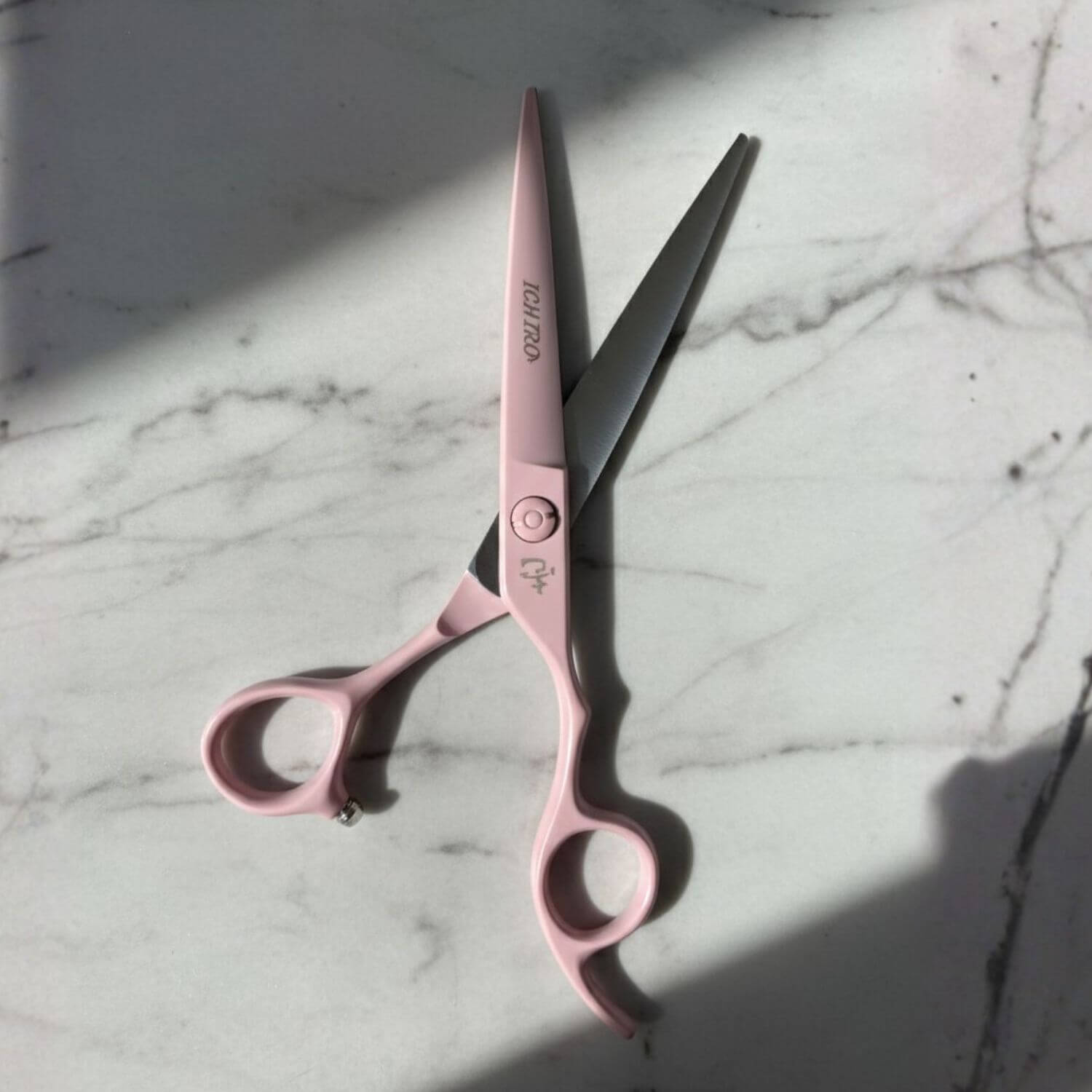 Ichiro Pastel Pink Hair Cutting Scissors: Style Meets Precision | Japan ...
