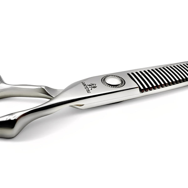 Juntetsu Zenith 30-Tooth Thinning Scissors | V-Shaped Teeth | Japanese ...